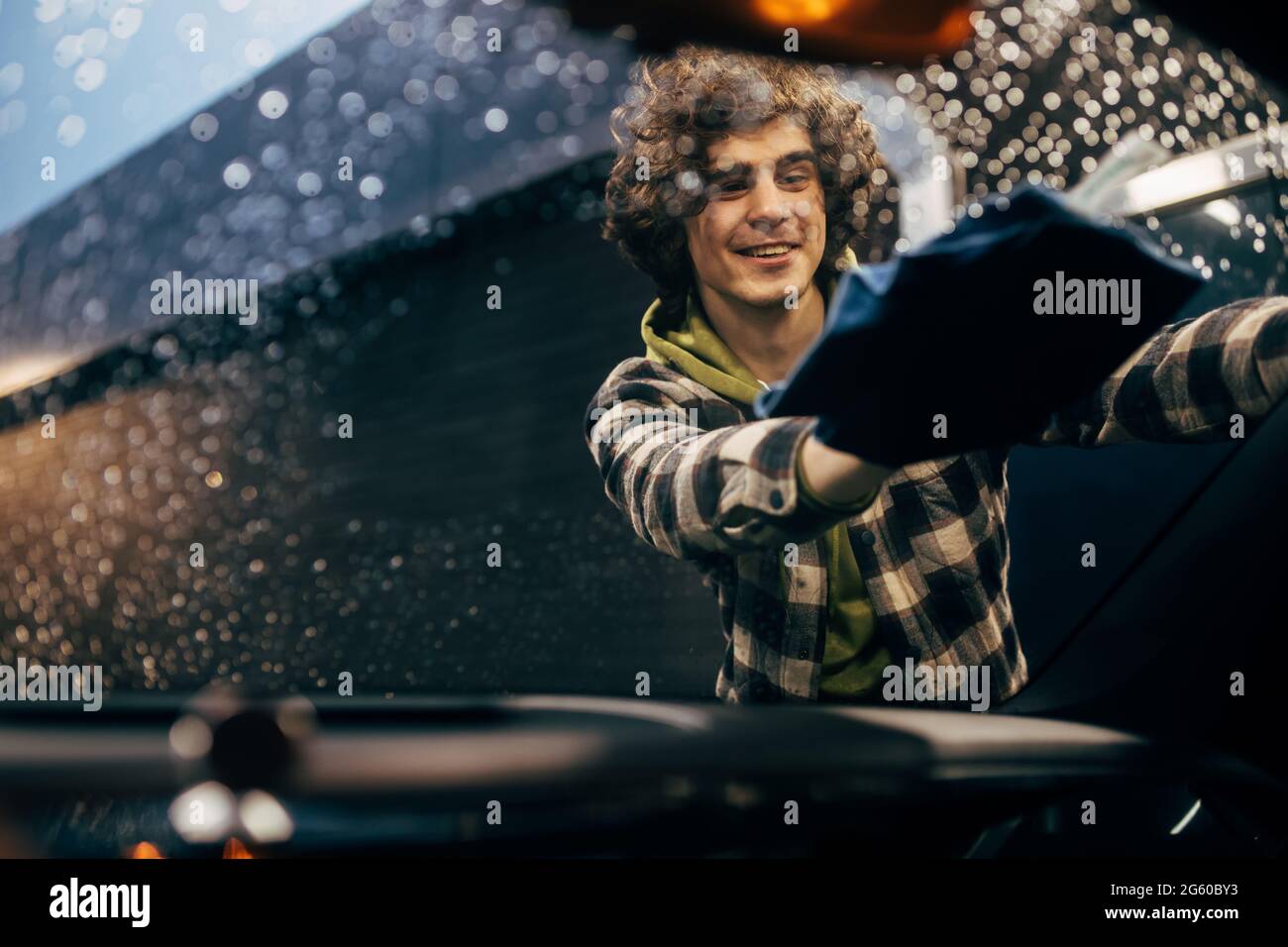 Driver Cleaning High Resolution Stock Photography and Images - Alamy