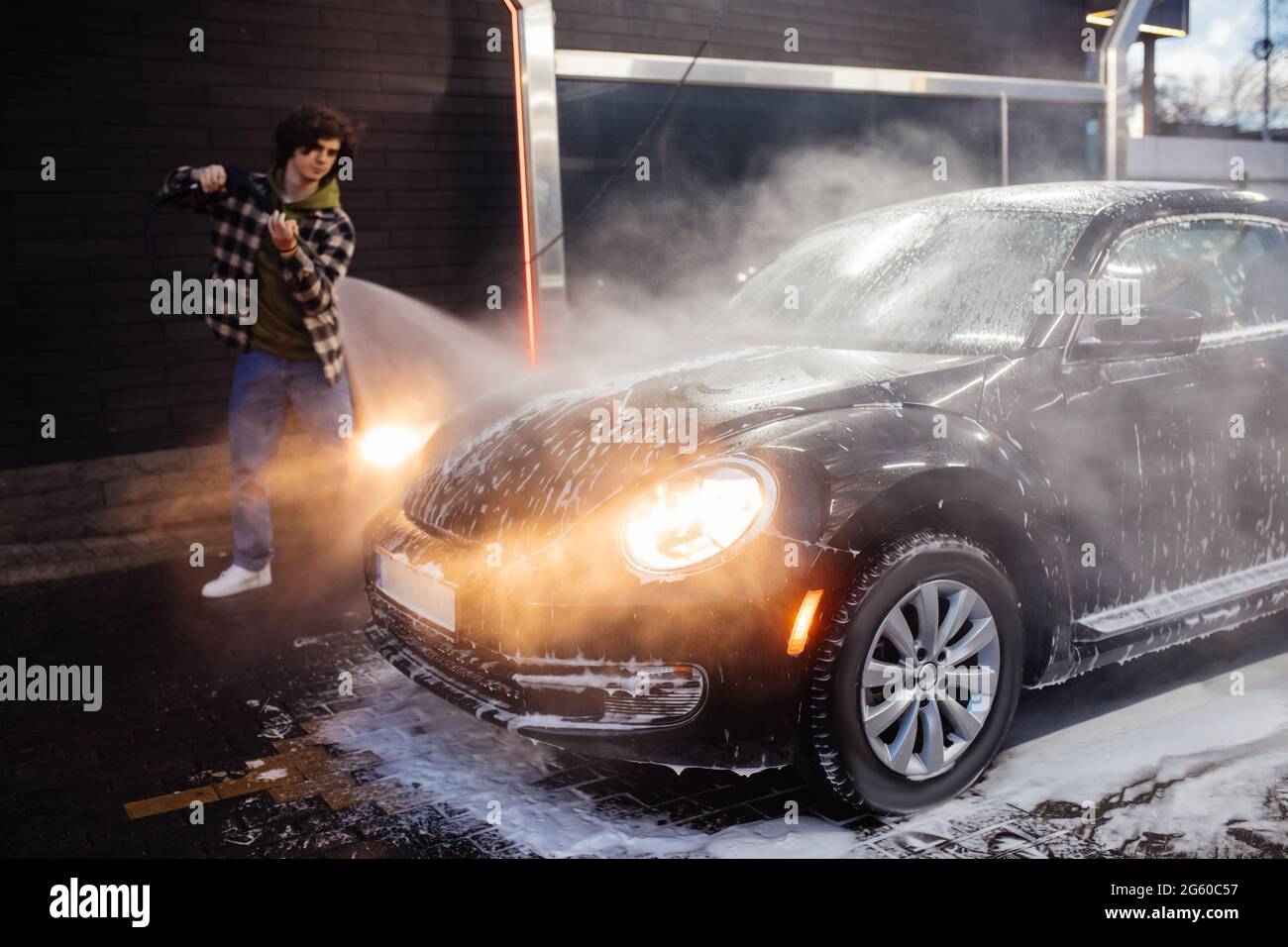 Car In Foam High Resolution Stock Photography and Images - Alamy