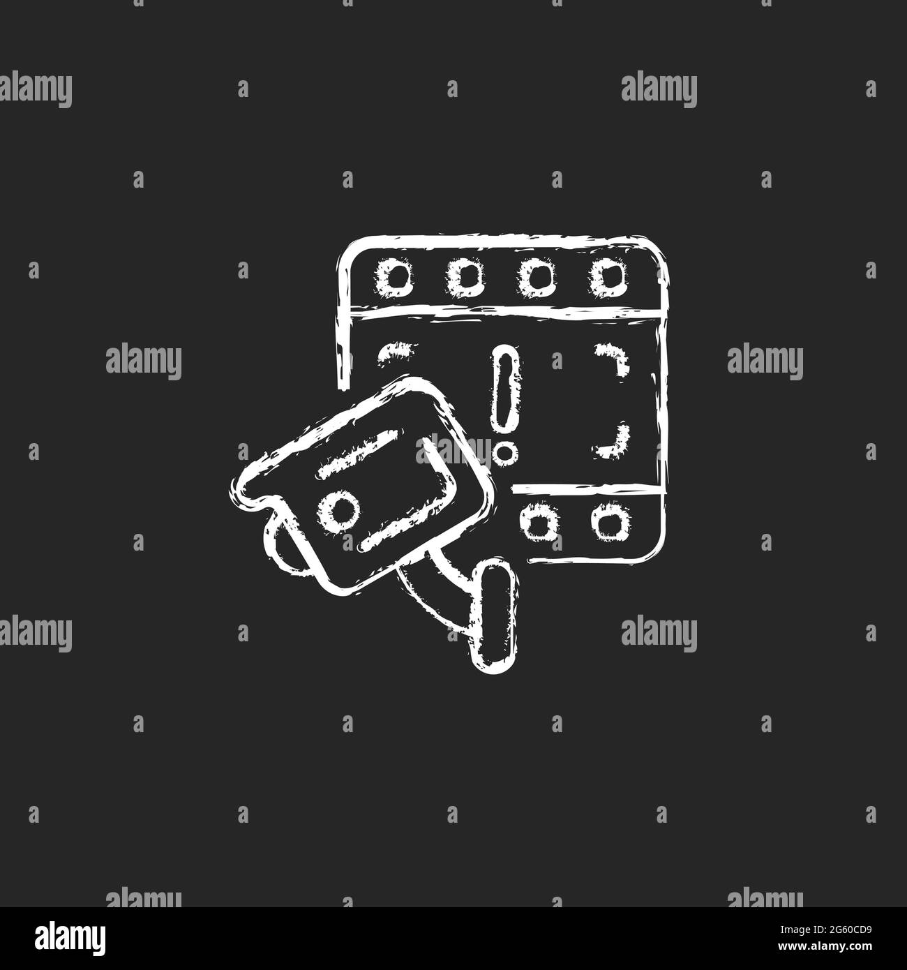 Cctv footage monitor Stock Vector Images - Alamy