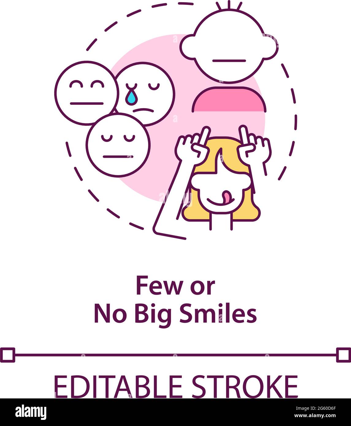 Engaging smile Stock Vector Images - Alamy