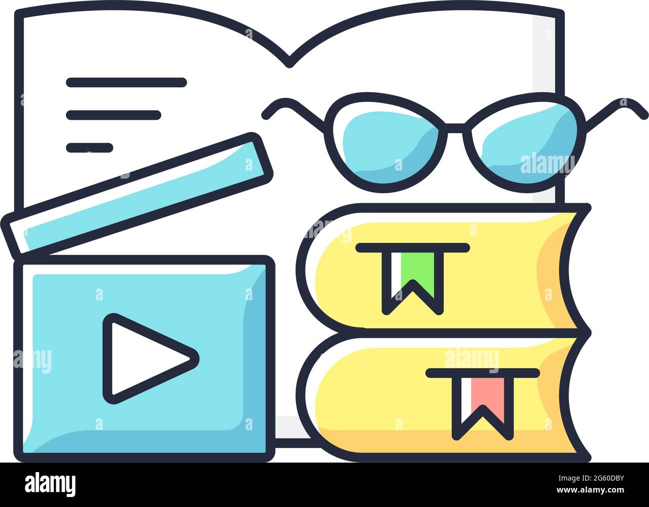 Book review cartoon hi-res stock photography and images - Alamy