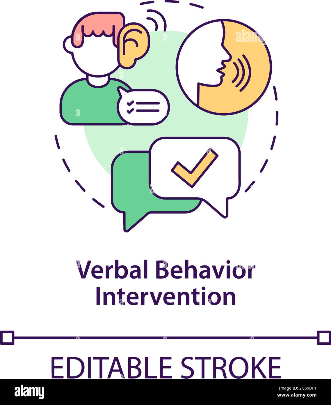 Autistic adult Stock Vector Images - Alamy