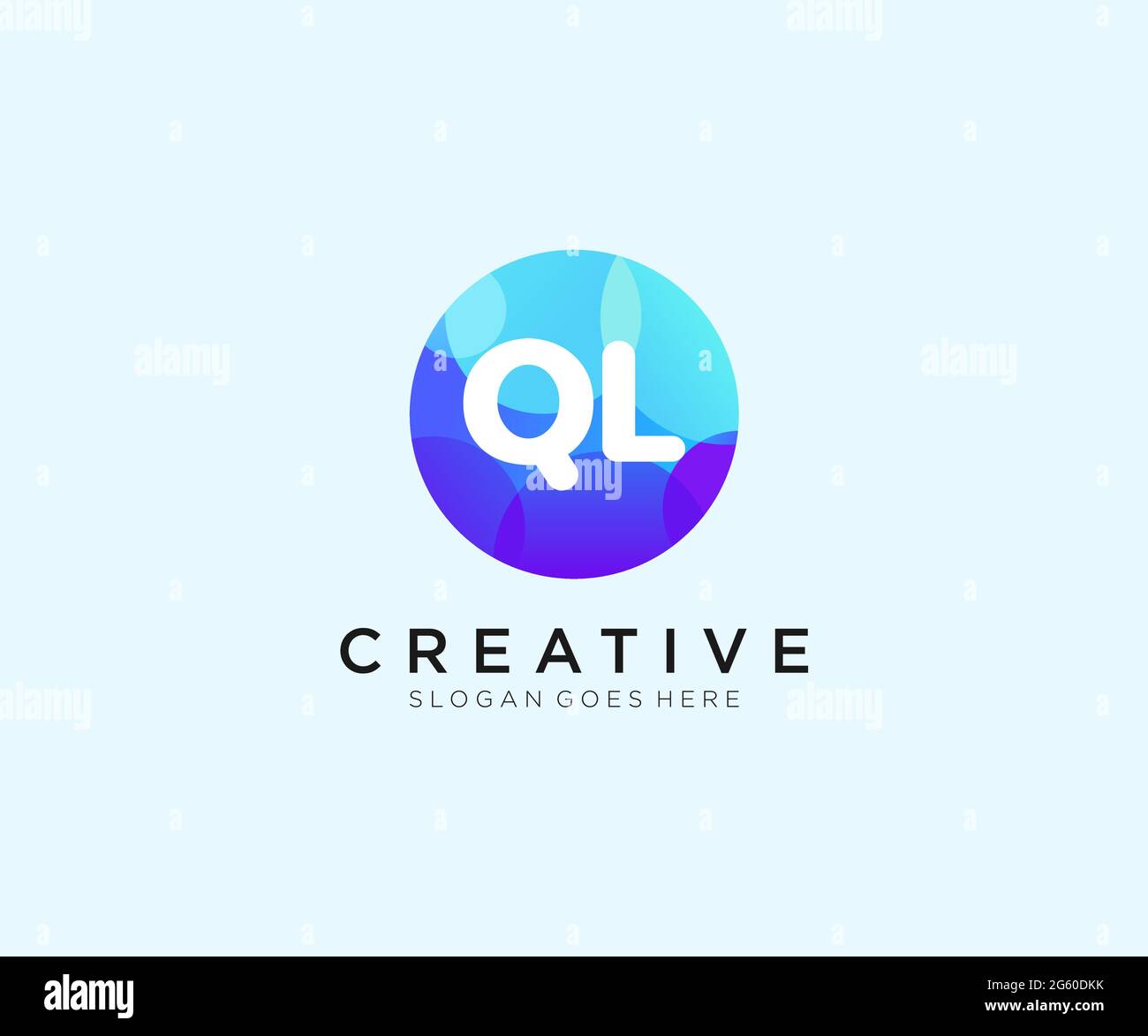 QL initial logo With Colorful Circle template Stock Vector Image & Art ...