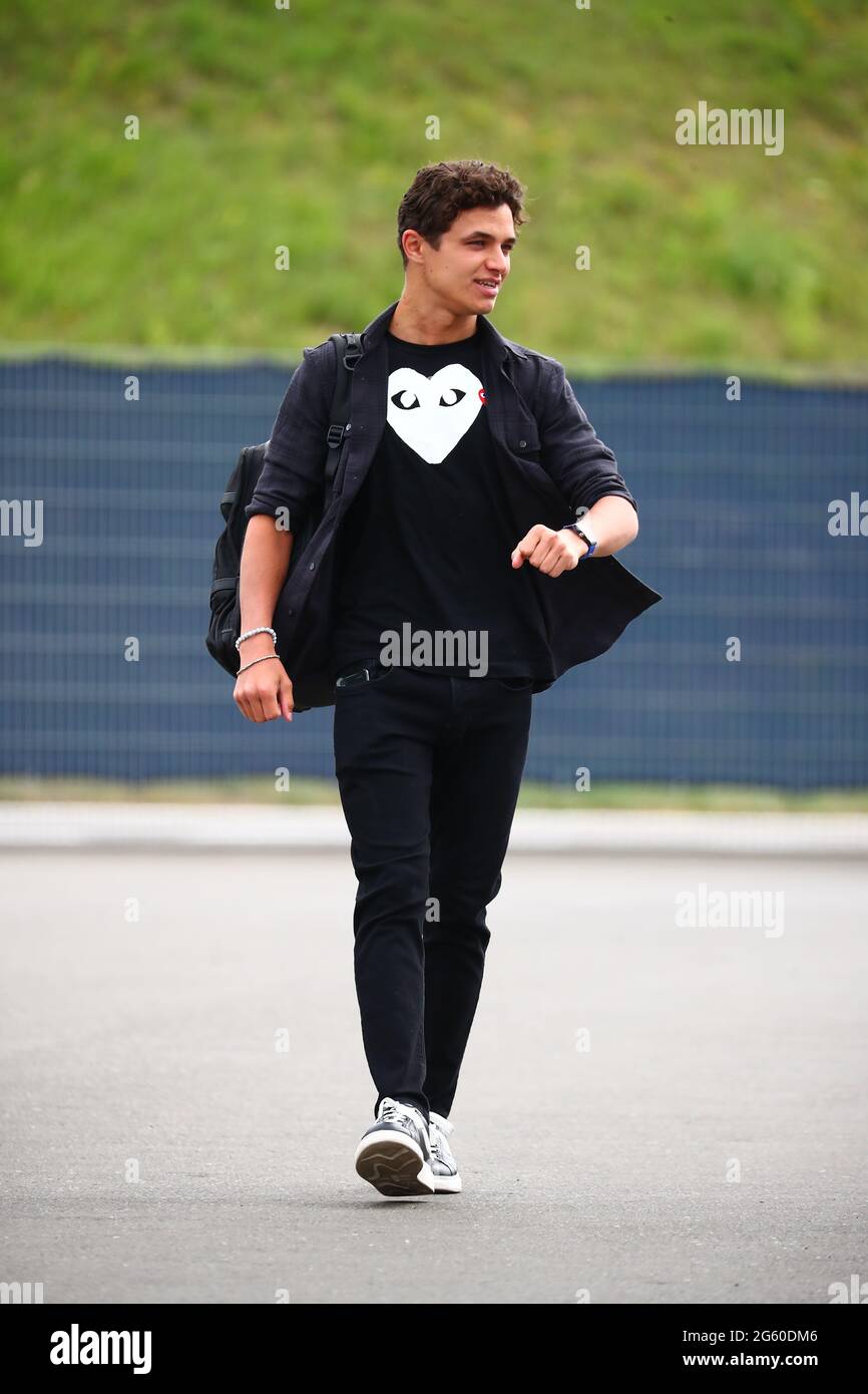 Spielberg, Osterreich. 01st July, 2021. #04 Lando Norris; McLaren ...