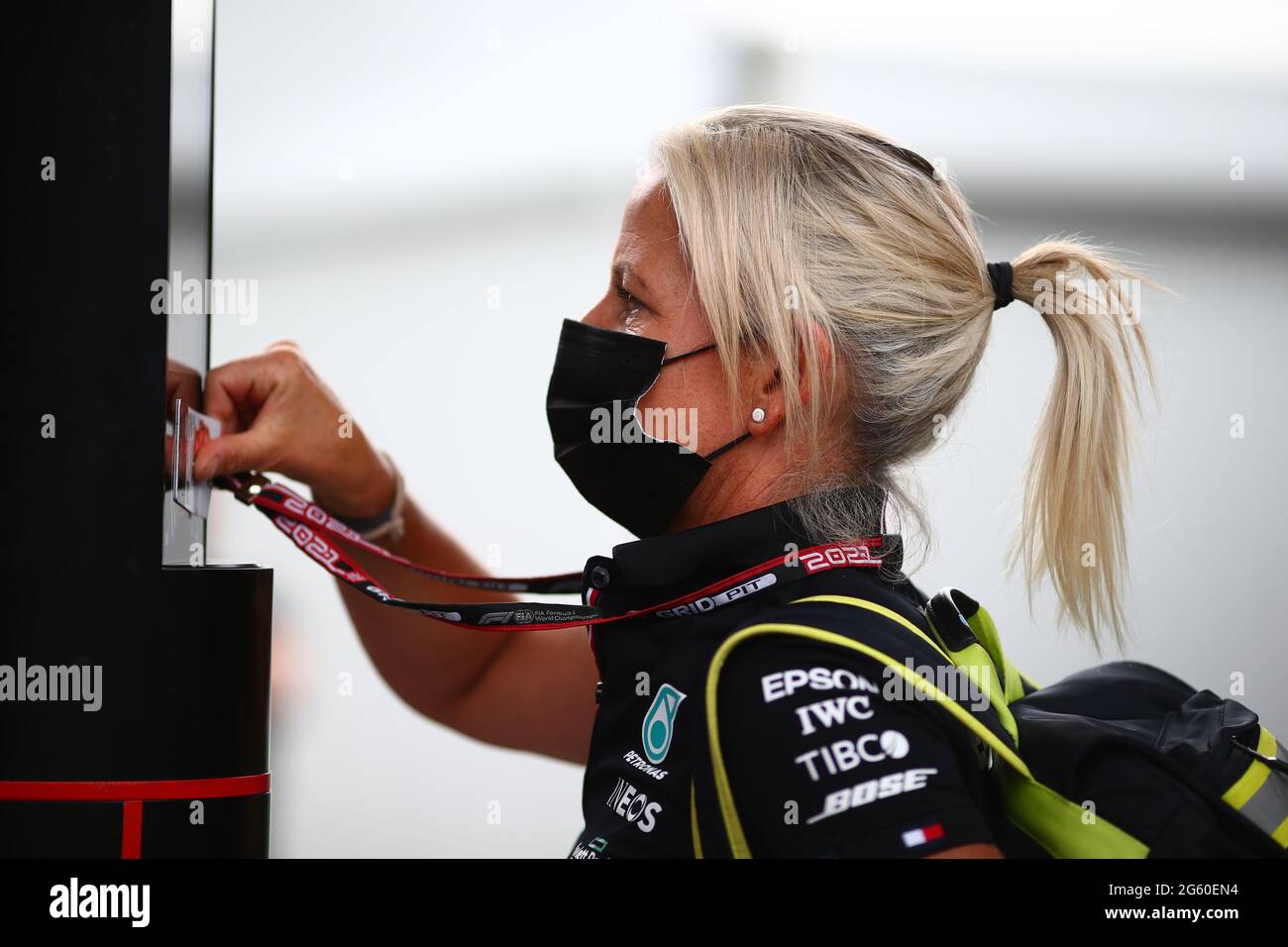 Spielberg, Osterreich. 01st July, 2021. Angela Cullen, Lewis Hamilton ...