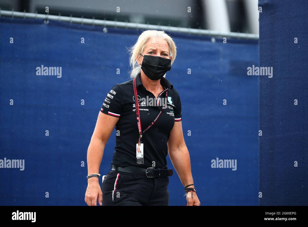 Spielberg, Osterreich. 01st July, 2021. Angela Cullen, Lewis Hamilton ...