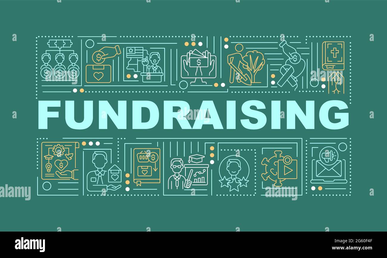 Fundraising word concepts banner Stock Vector Image & Art - Alamy
