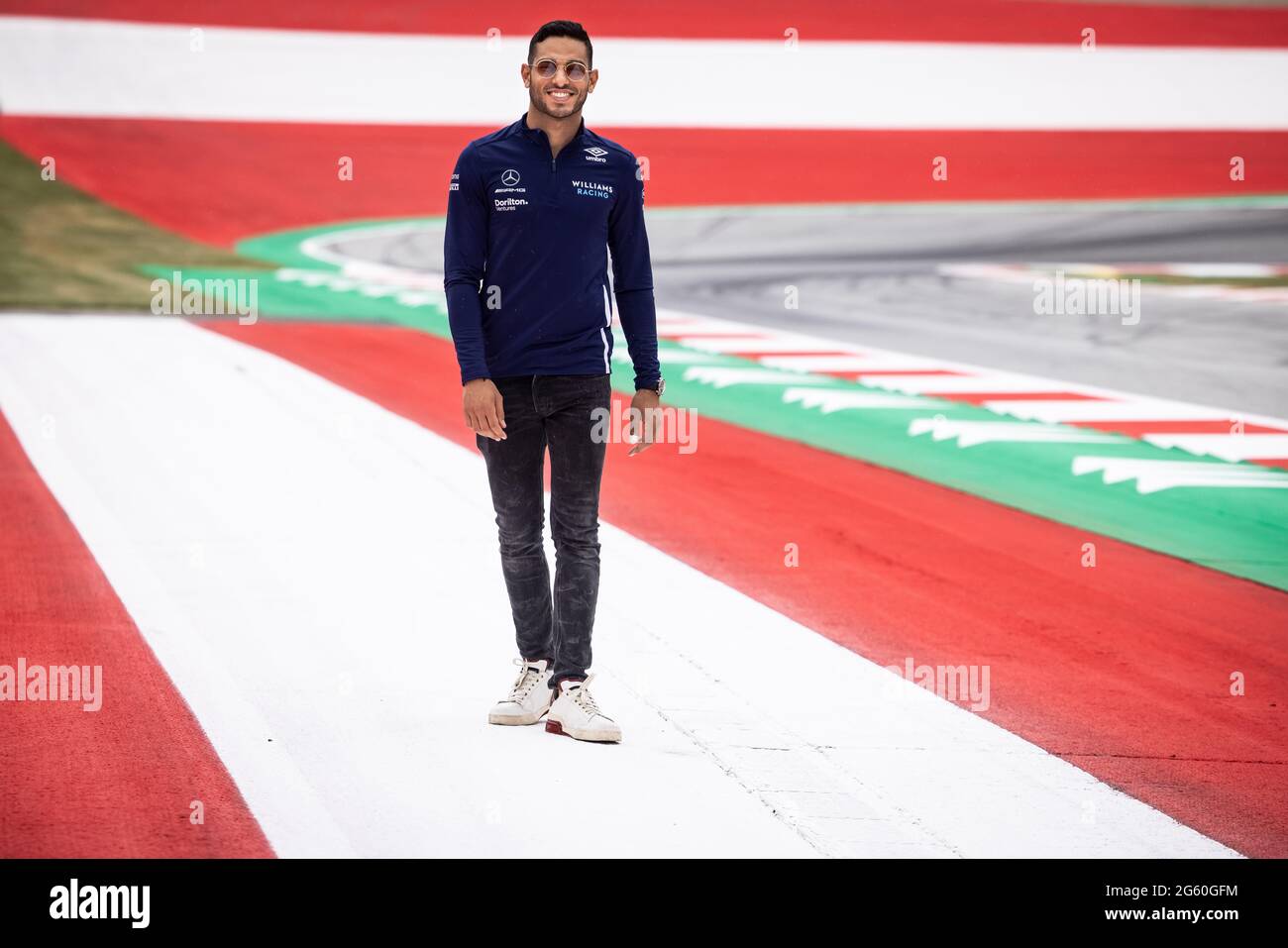 2021 roy nissany isr williams racing development driver walks circuit ...