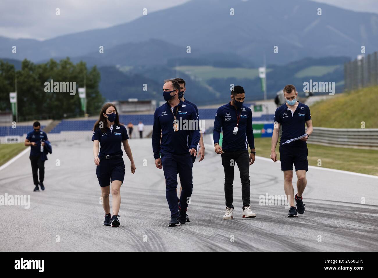 2021 roy nissany isr williams racing development driver walks circuit ...