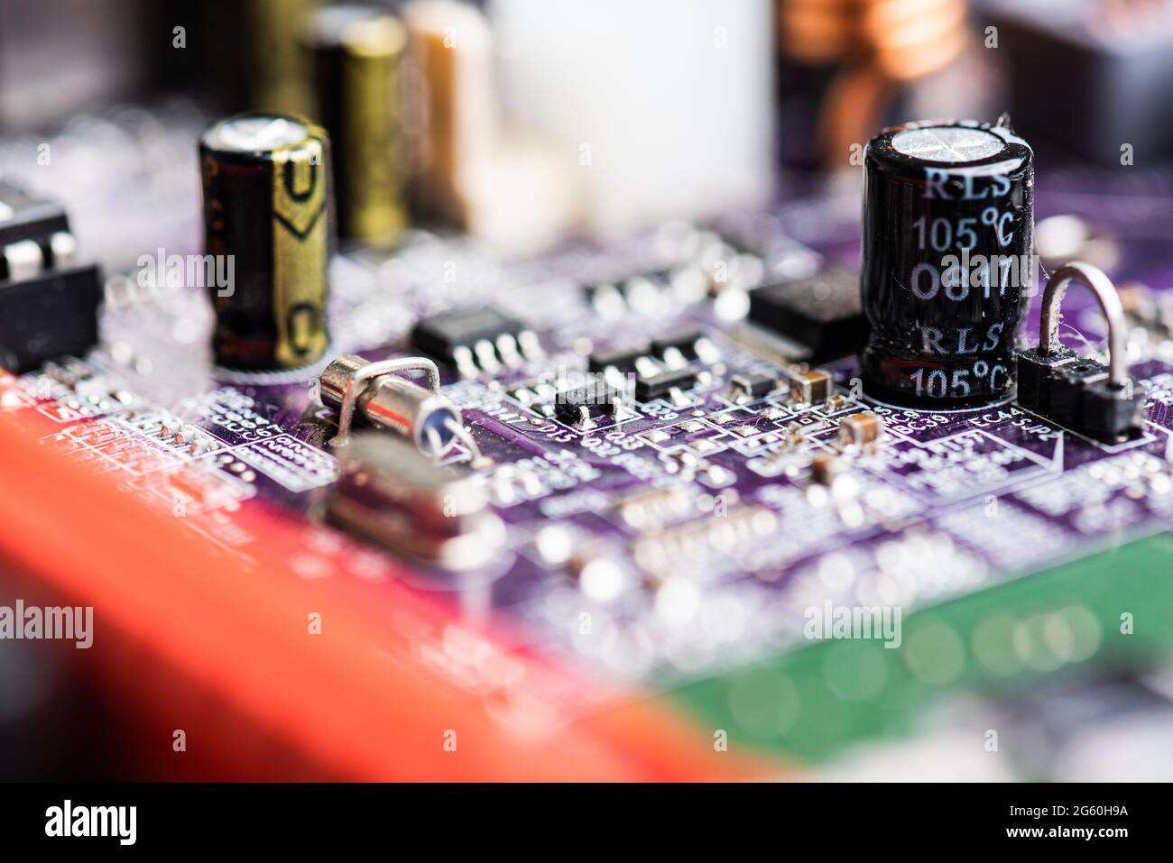 Extracting precious metals from circuit boards hi-res stock photography ...