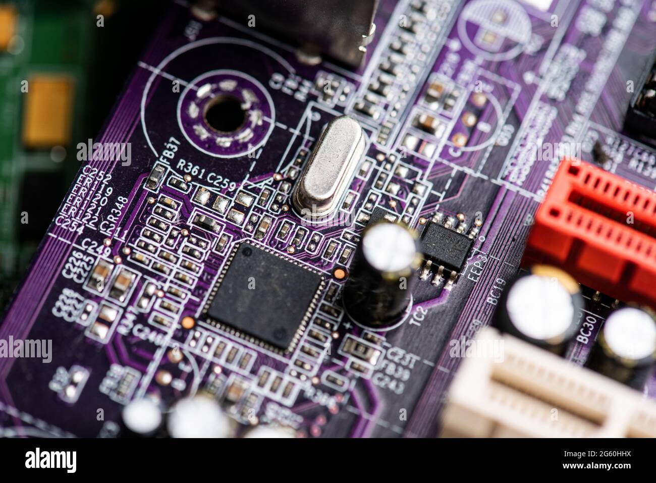Extracting precious metals from circuit boards hi-res stock photography ...