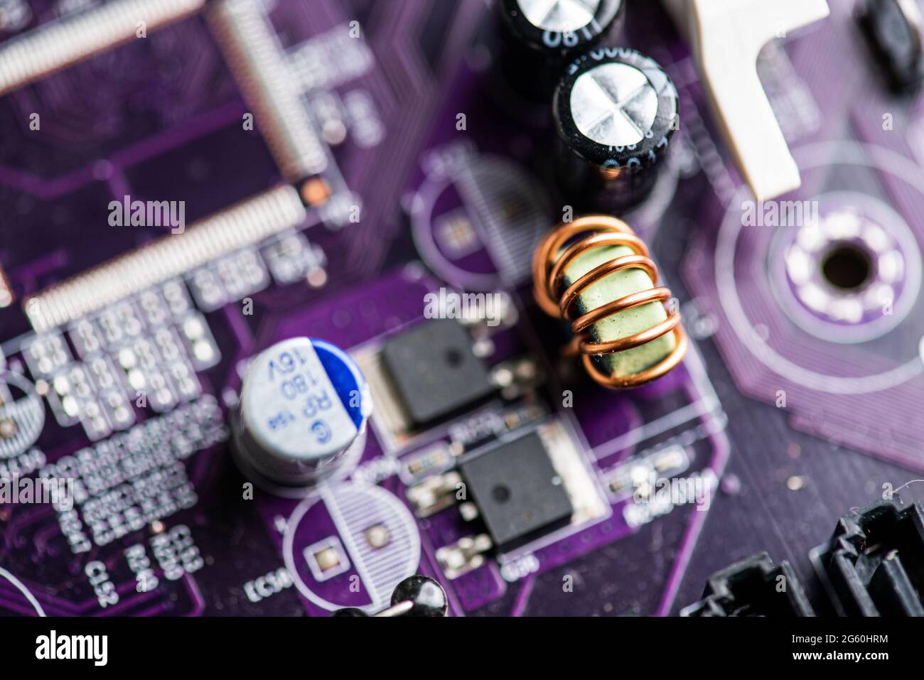 Extracting precious metals from circuit boards hi-res stock photography ...