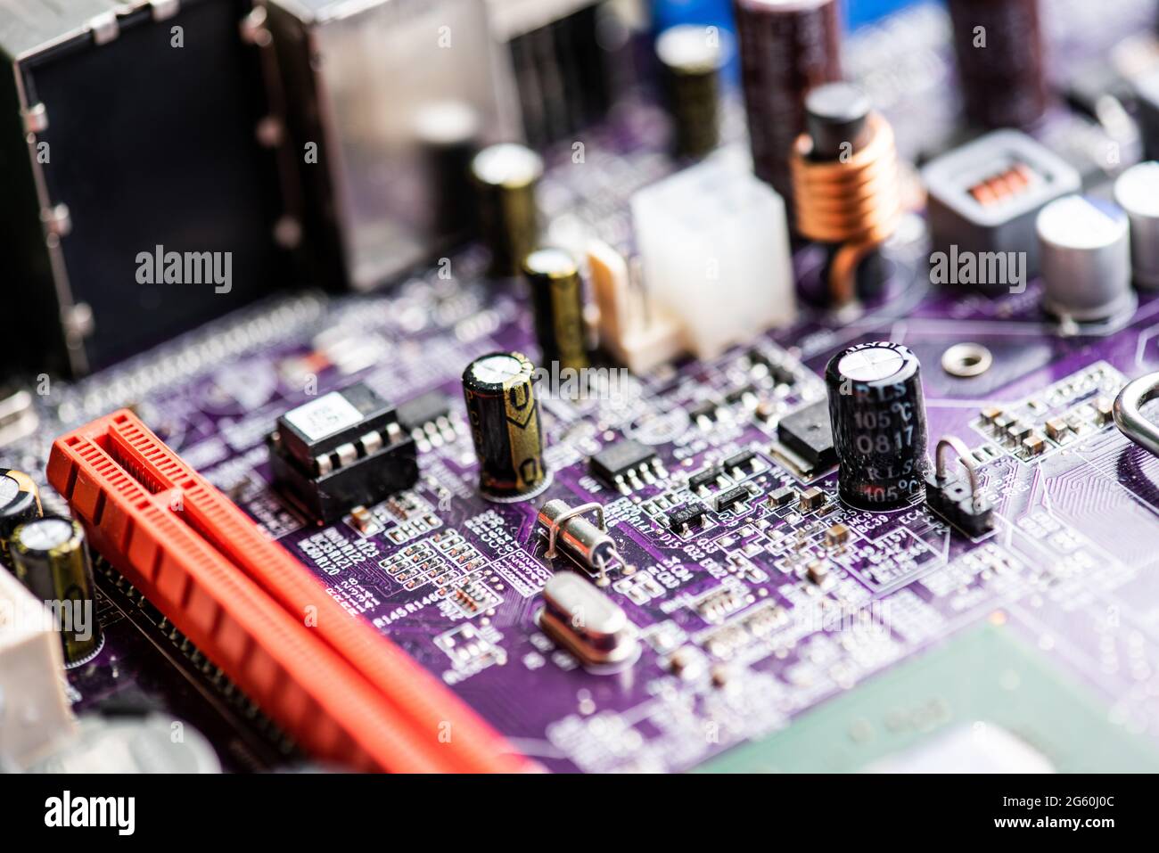 Extracting precious metals from circuit boards hi-res stock photography ...