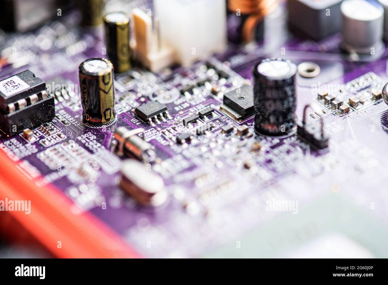 Extracting precious metals from circuit boards hi-res stock photography ...