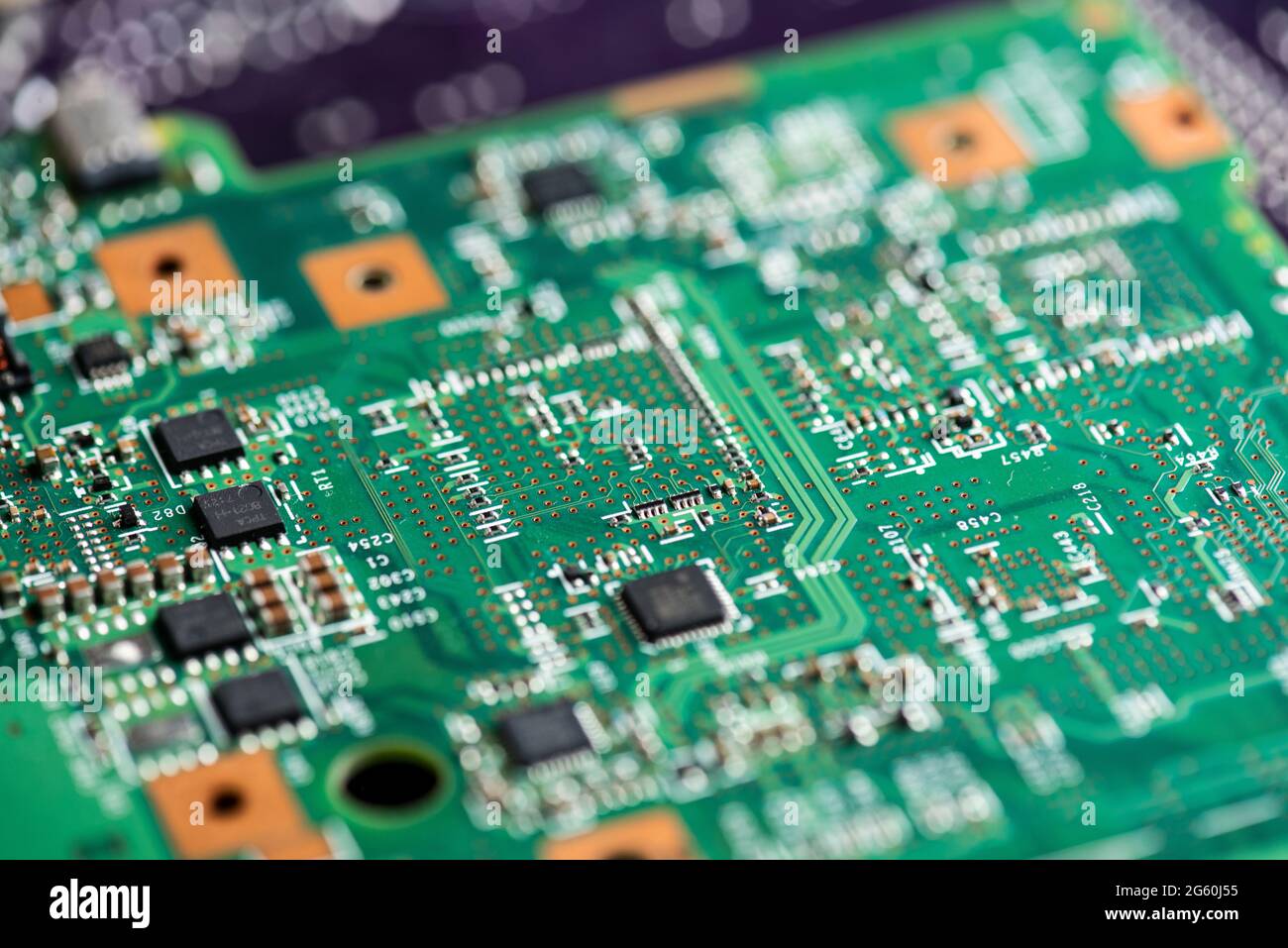 Extracting precious metals from circuit boards hi-res stock photography ...