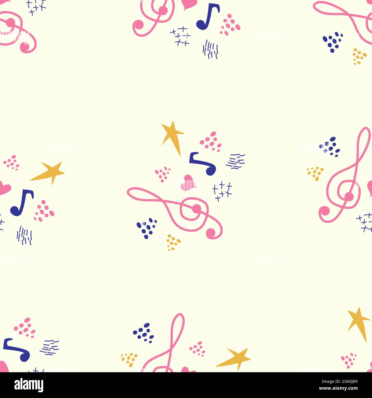 Classic musical patterns, with sheet music and treble clef, great ...