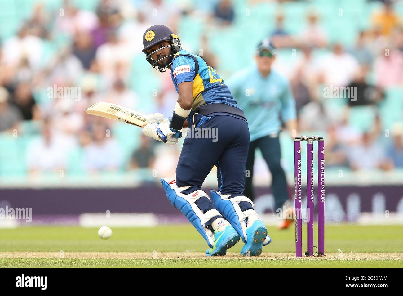 Sri Lanka's Wanidu Hasaranga during the second one day international ...