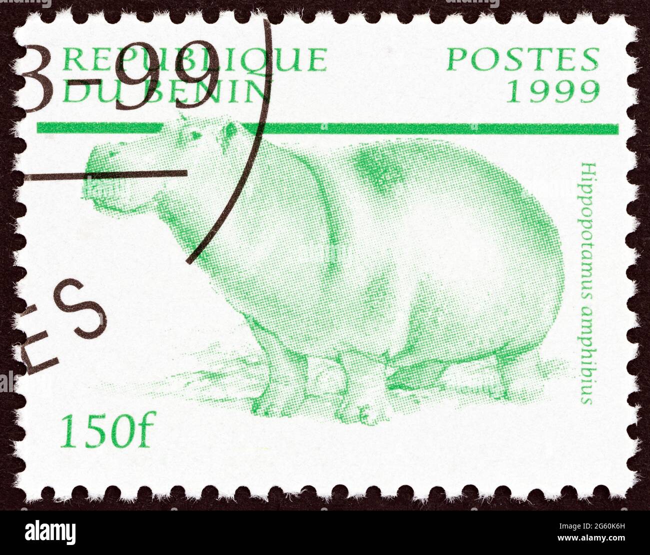 BENIN - CIRCA 1999: A stamp printed in Benin from the "Mammals" issue ...