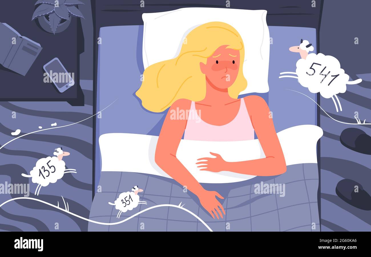 Sleepy Girl Cartoon Characters