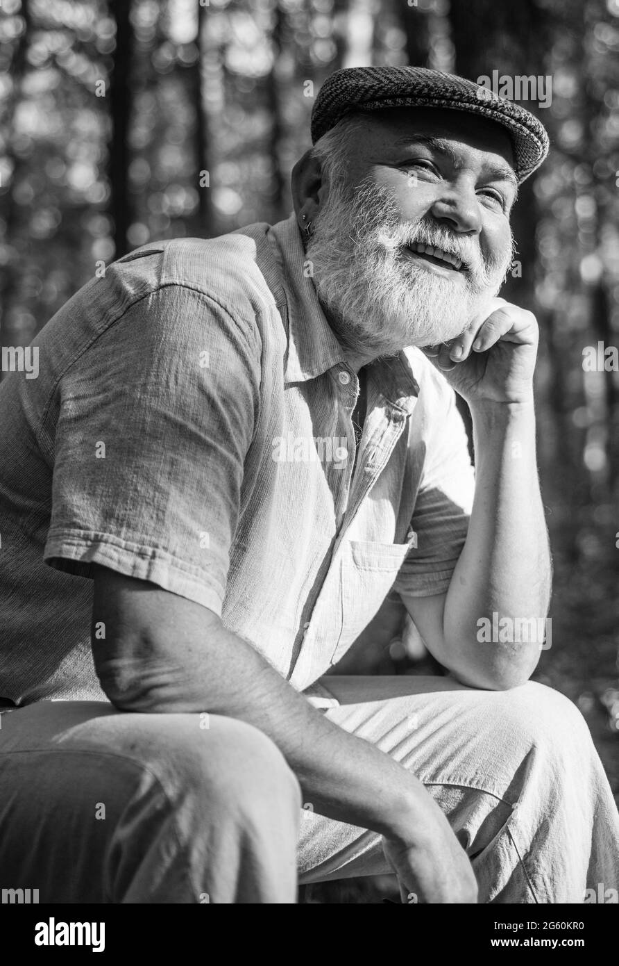 Elderly person outdoors fresh air care home hi-res stock photography ...
