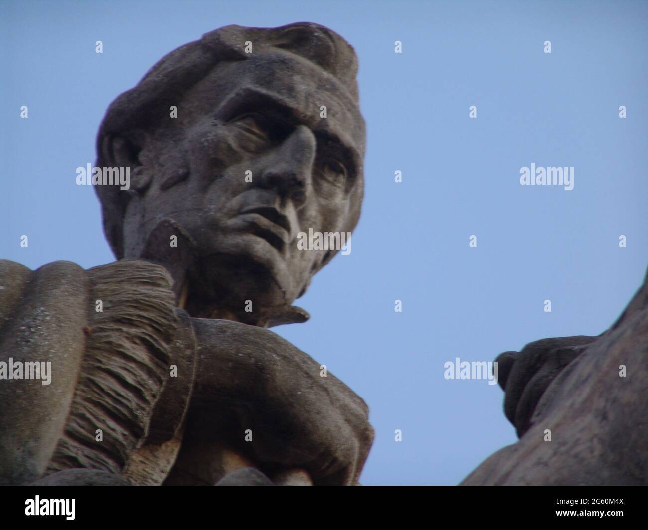 Low angle shot of general Jose Gervasio Artigas statue Stock Photo - Alamy