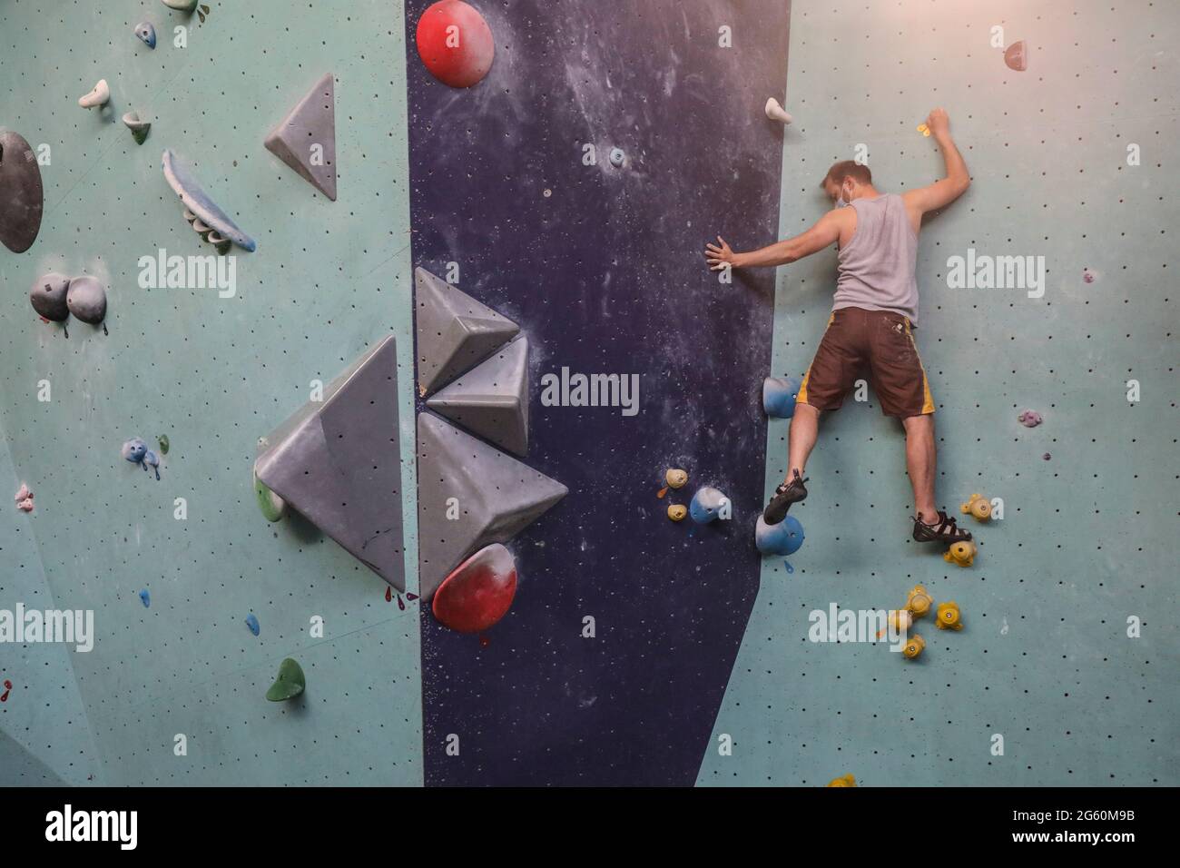 ARKOSE CLIMBING WALL NATION Stock Photo - Alamy