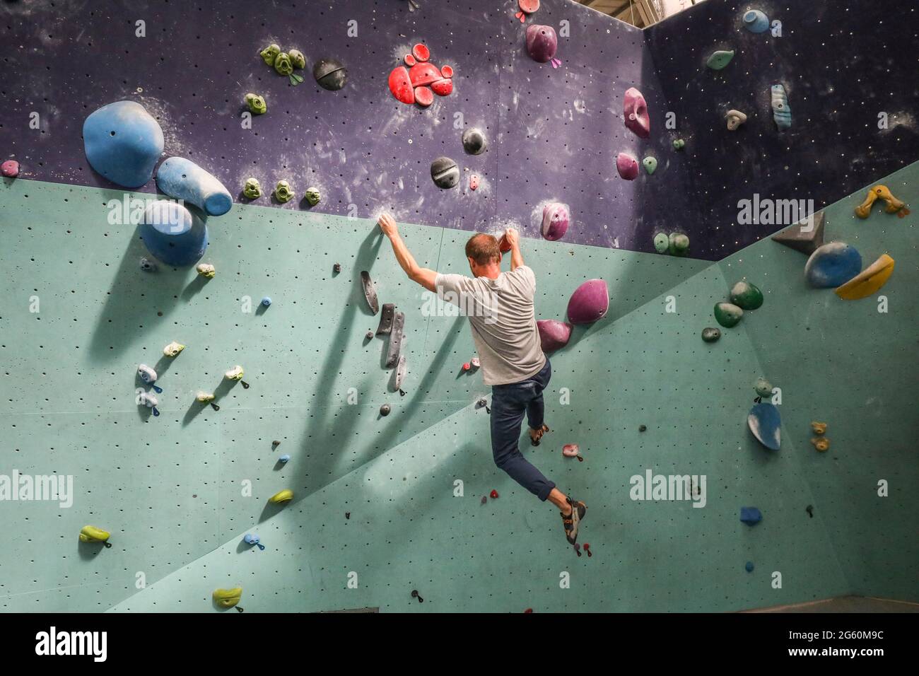 ARKOSE CLIMBING WALL NATION Stock Photo - Alamy