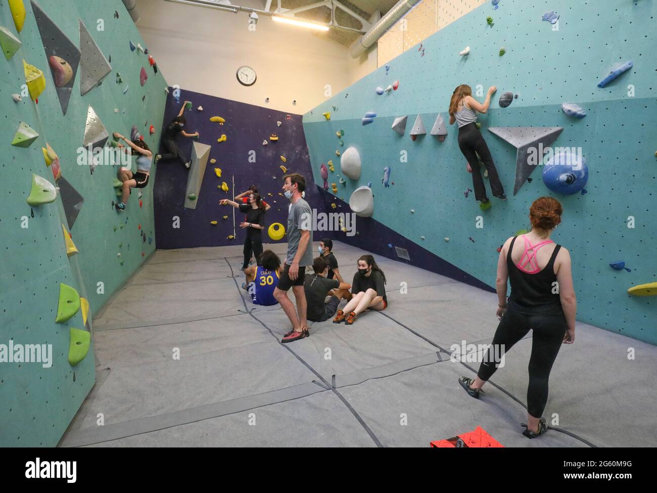ARKOSE CLIMBING WALL NATION Stock Photo - Alamy