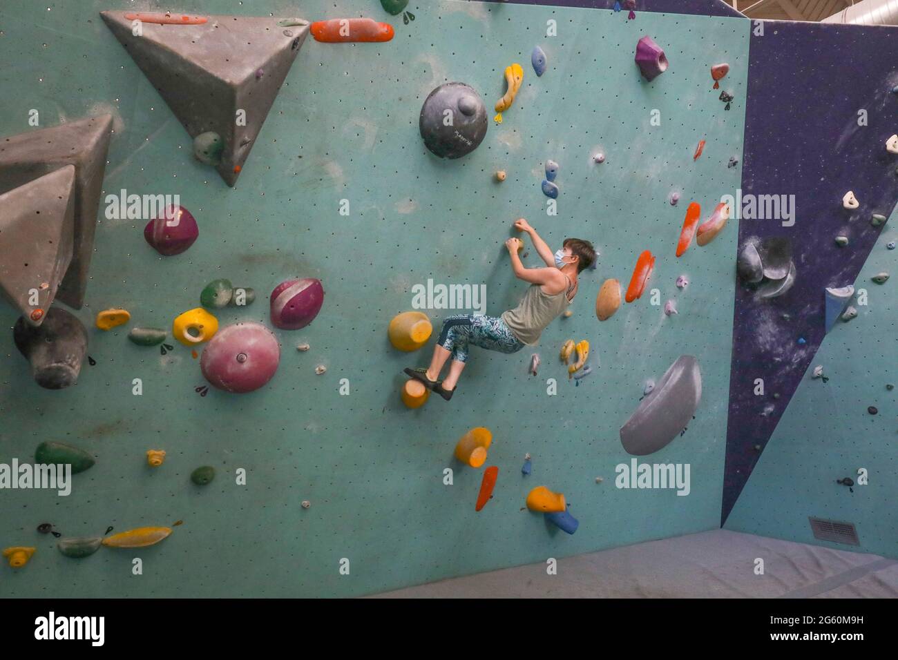 ARKOSE CLIMBING WALL NATION Stock Photo - Alamy