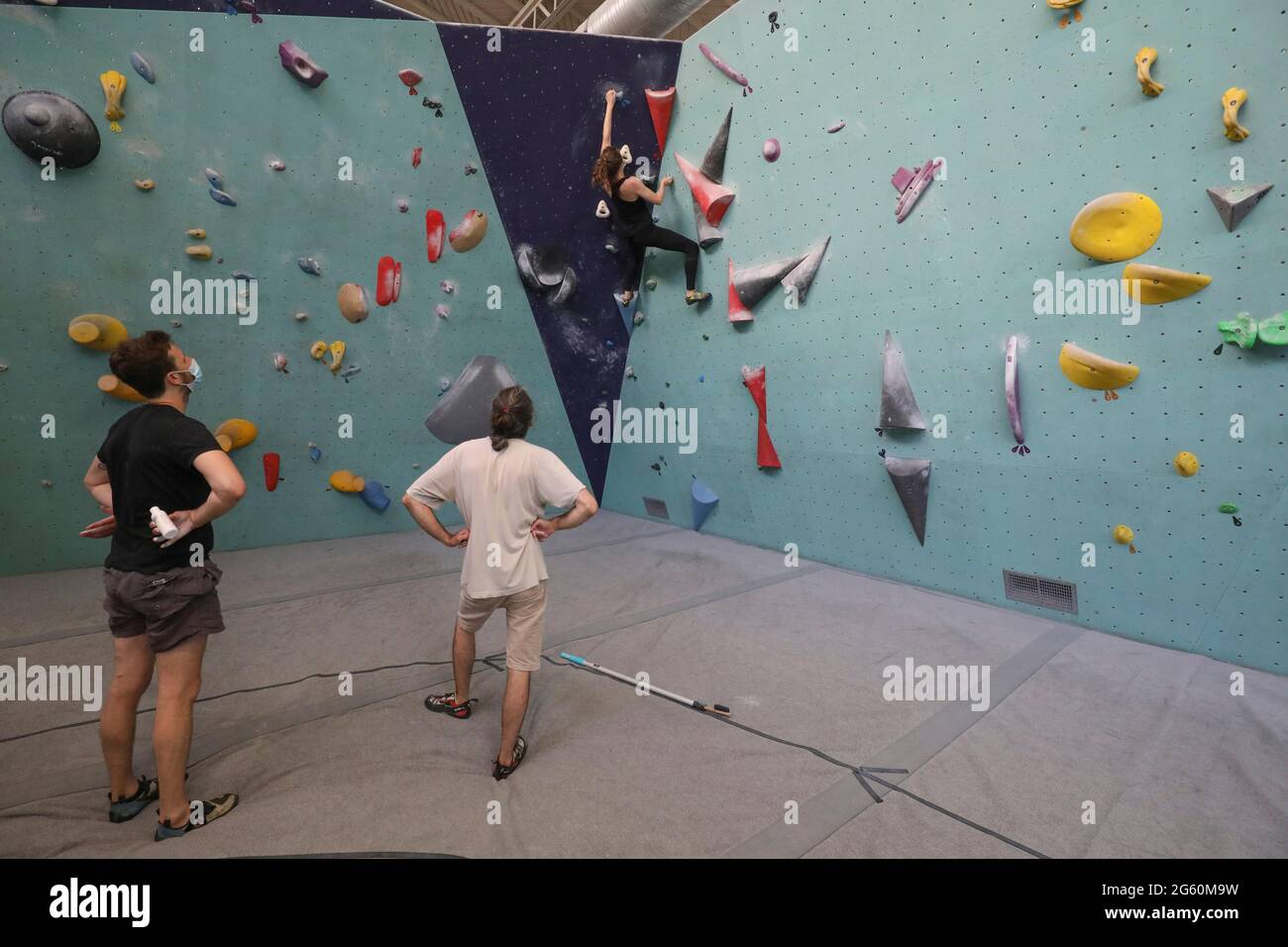 ARKOSE CLIMBING WALL NATION Stock Photo - Alamy