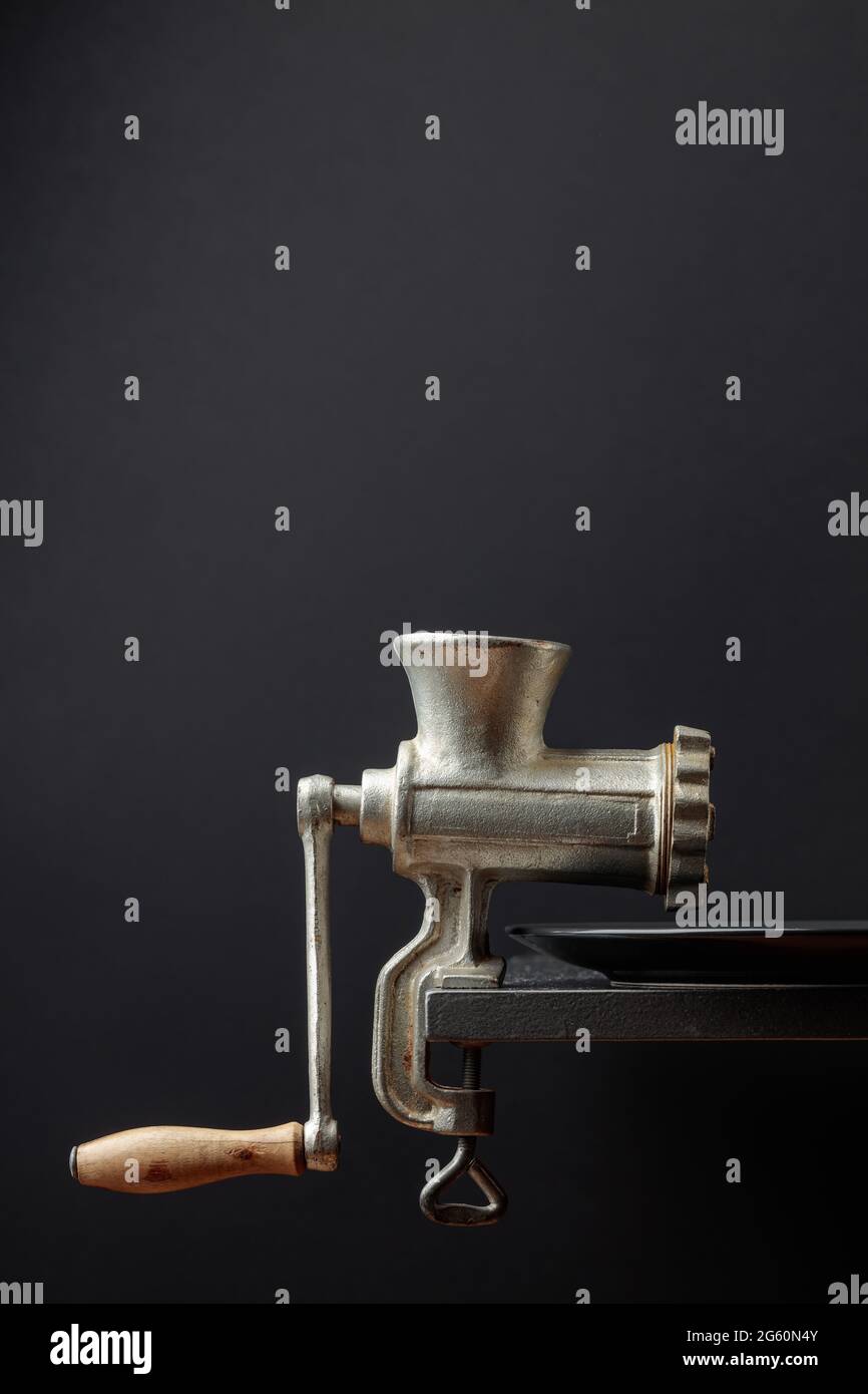 Vintage mincer hi-res stock photography and images - Alamy