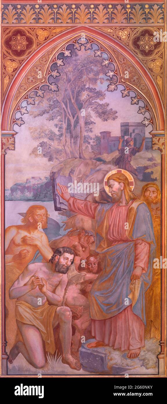 Exorcism of the gerasene demoniac hi-res stock photography and images ...