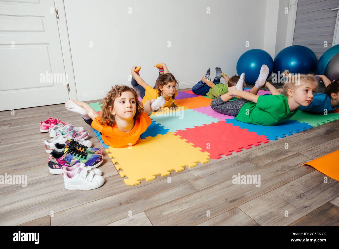 Kids body movement hi-res stock photography and images - Alamy