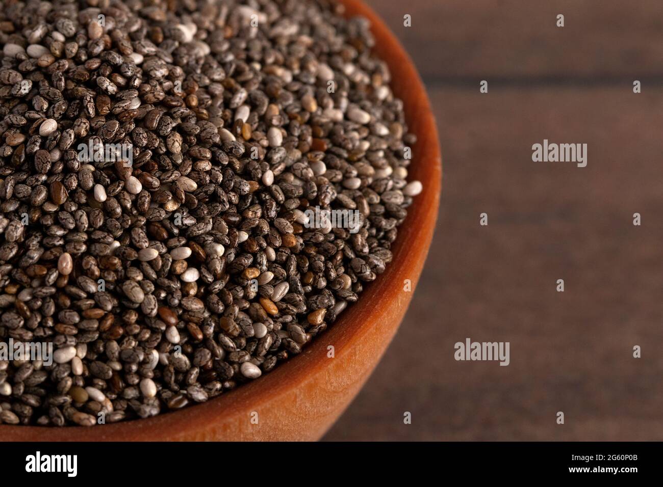 Small pile of chia seeds hi-res stock photography and images - Alamy