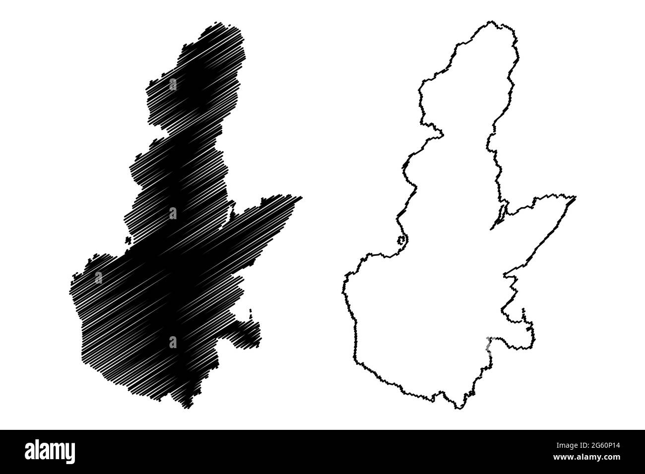 Brescia province (Italy, Italian Republic, Lombardy region) map vector ...