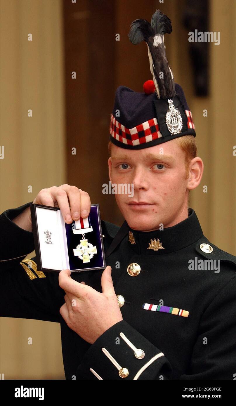 File photo dated 29/10/2004 of Corporal Shaun Garry Jardine of the King ...