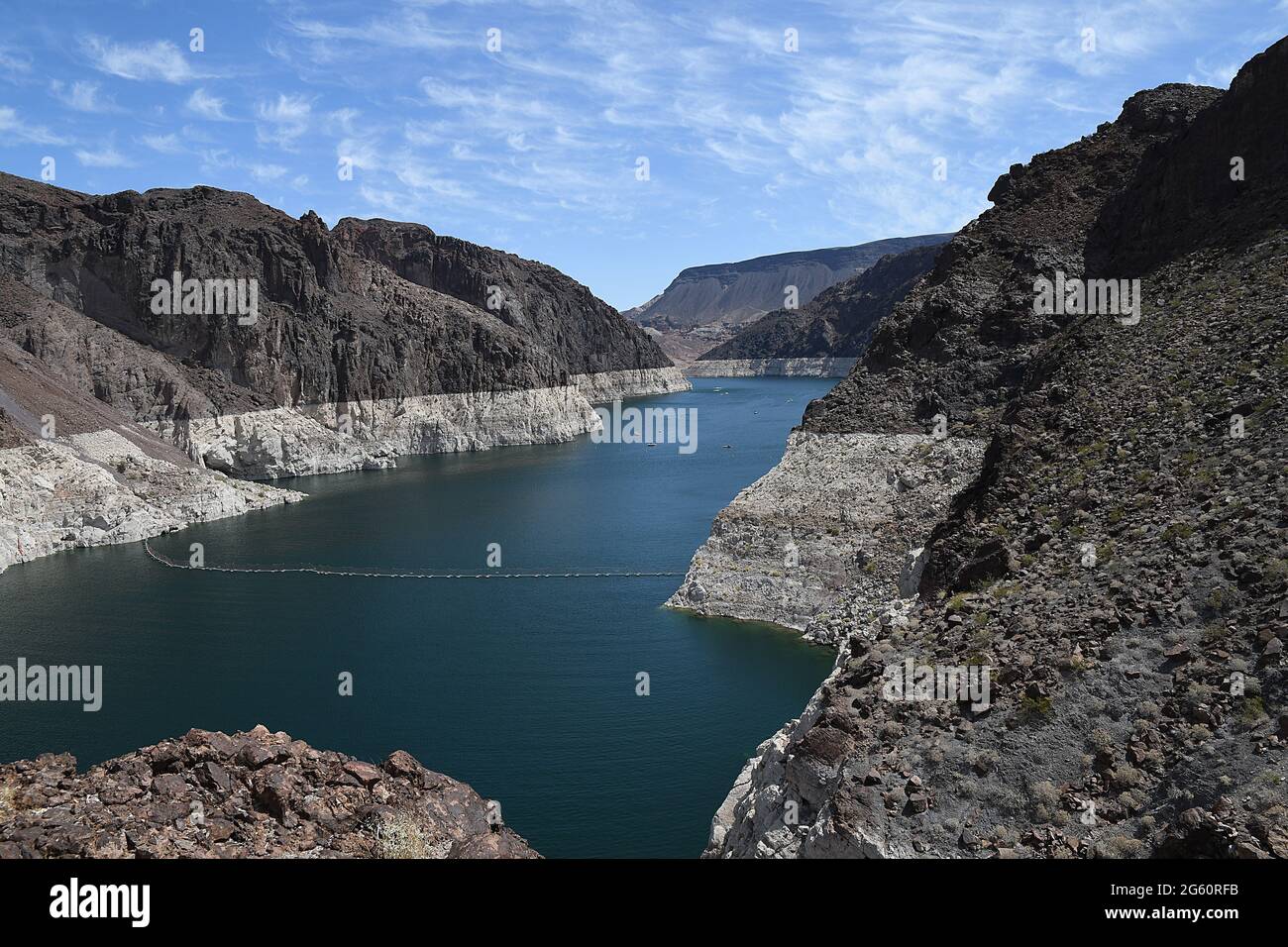 hOOVER DAM /ARIZONA /NEVADA/USA/02JUNE 2018 Hoover Dam was built during ...