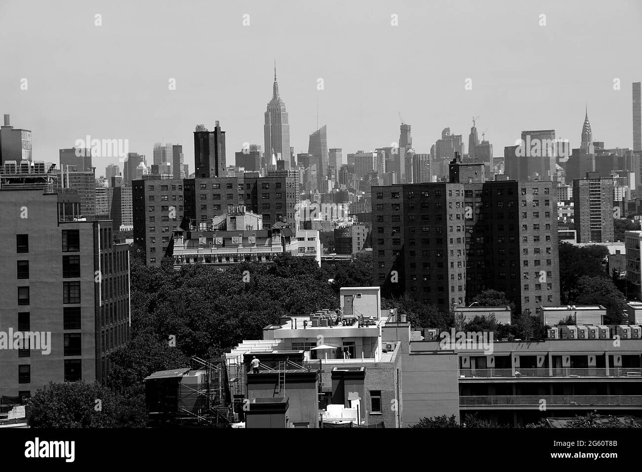 BROOKLYN/NEW YORK CITY / NEW YORK /USA/09.JUNE 2018 Manhatten view from ...