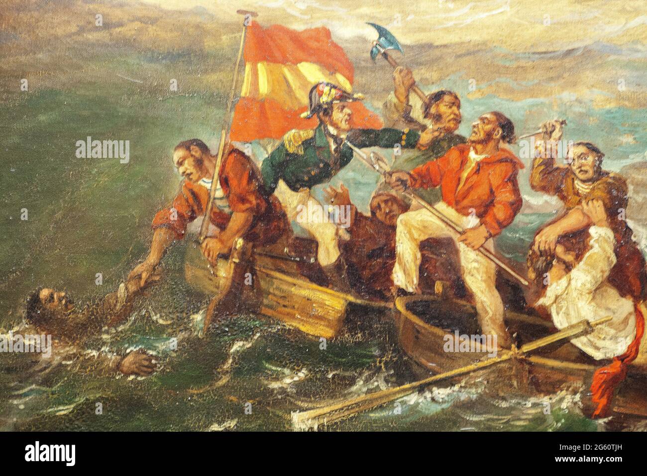 Naval battle of the french revolutionary wars hi-res stock photography ...