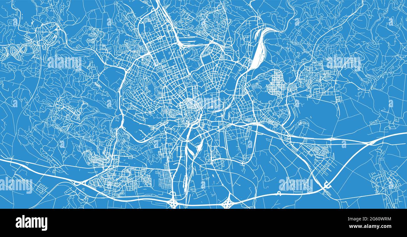 Urban vector city map of Brno, Czech Republic, Europe Stock Vector ...