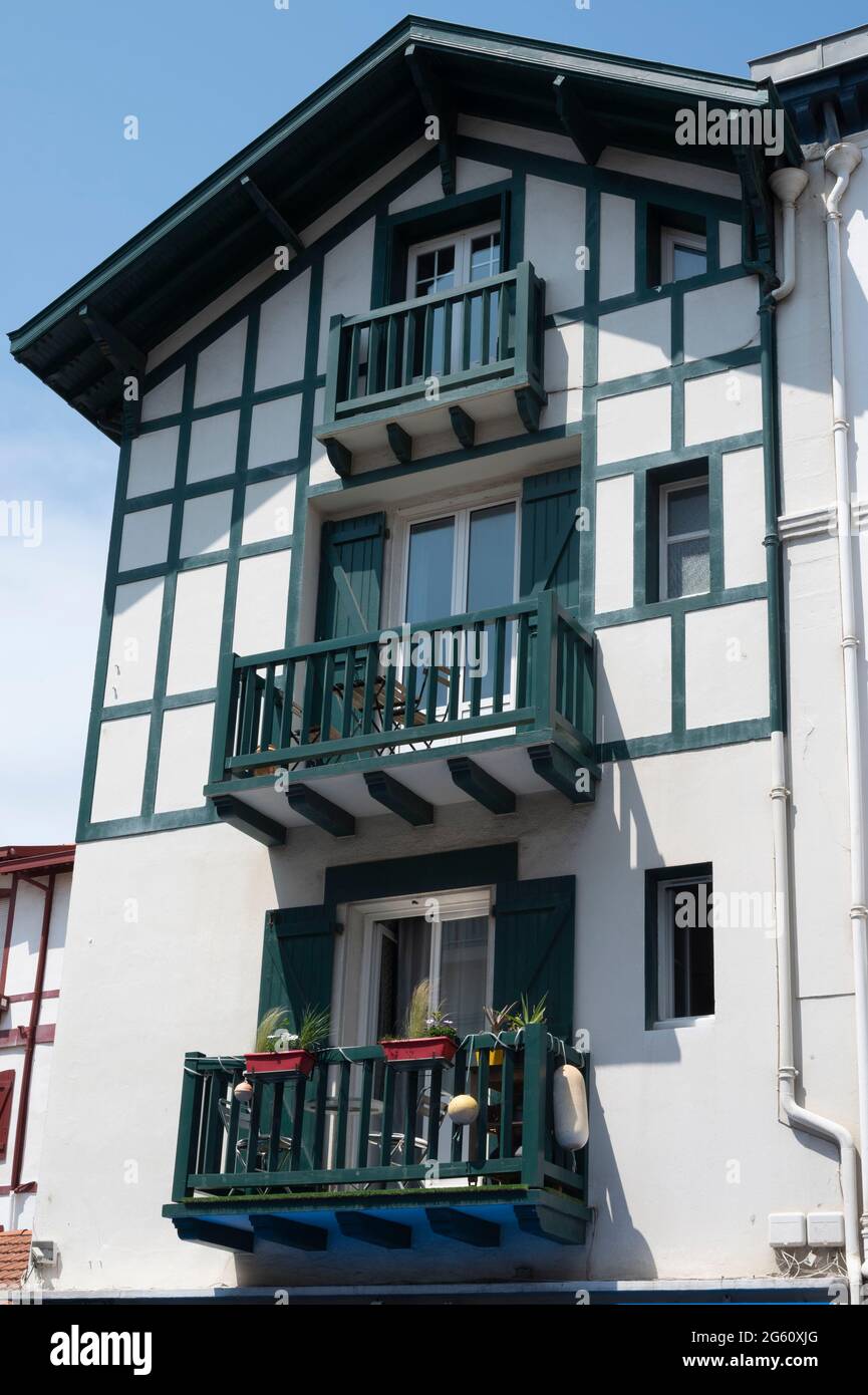 France, Pyrénées-Atlantiques (64), Pays Basque, Biarritz, downtown ...