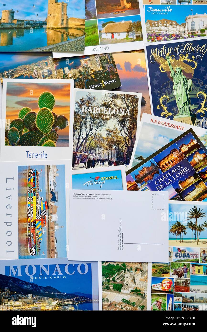 Brittany postcards hi-res stock photography and images - Alamy