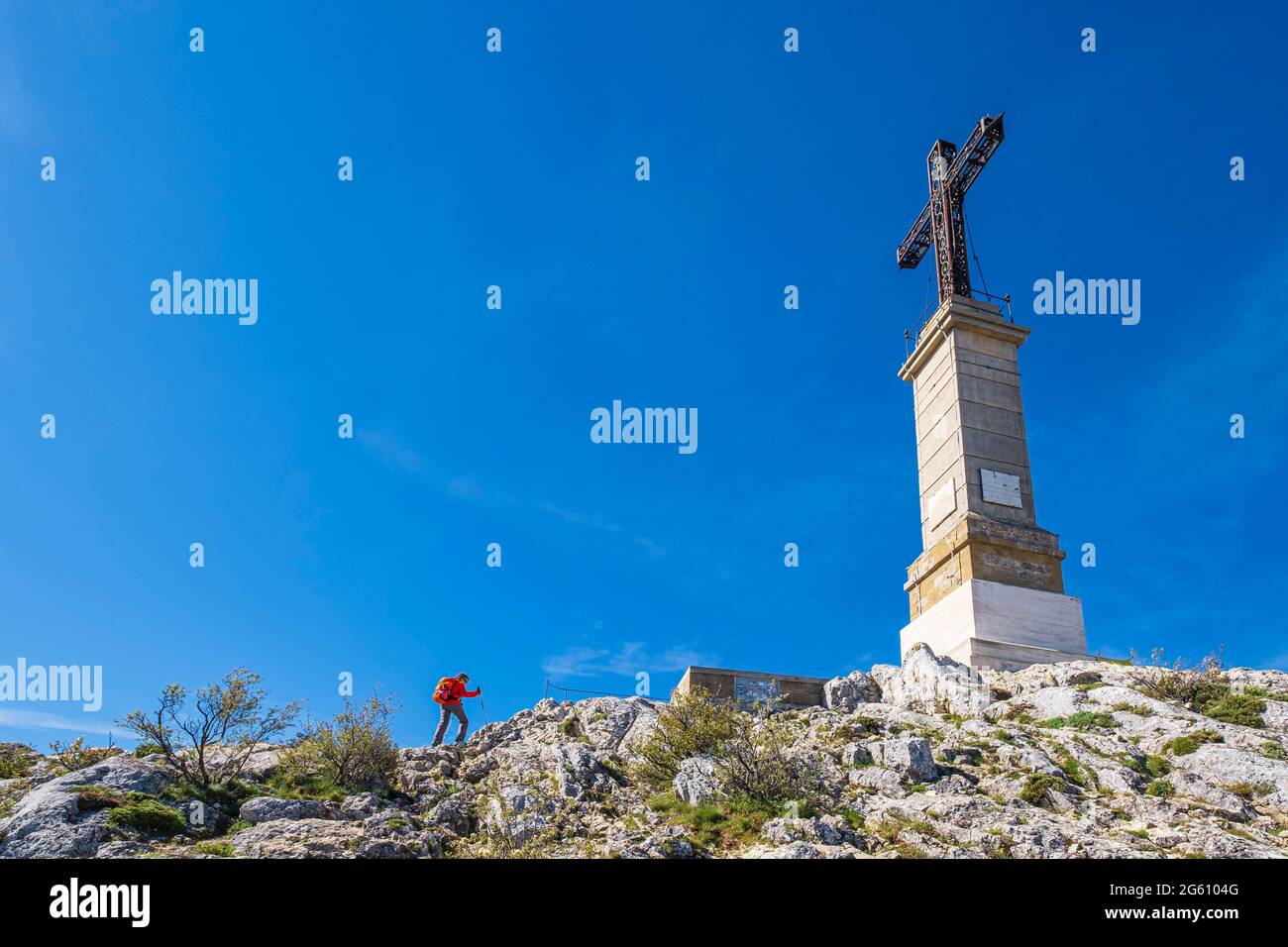 France, Bouches-du-Rhone, Sainte Victoire massif labelled Grand Site de ...