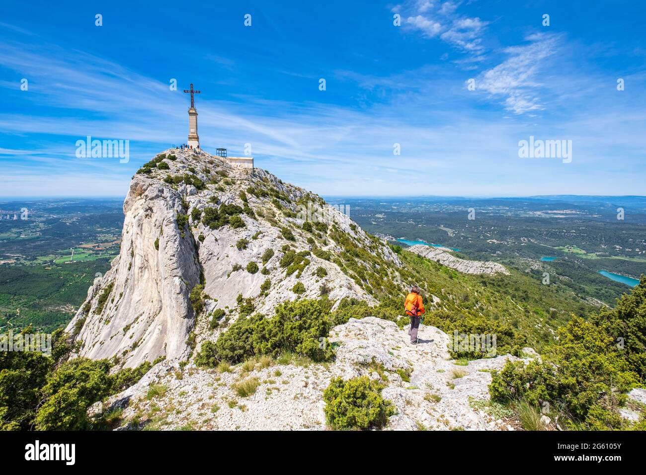 France, Bouches-du-Rhone, Sainte Victoire massif labelled Grand Site de ...