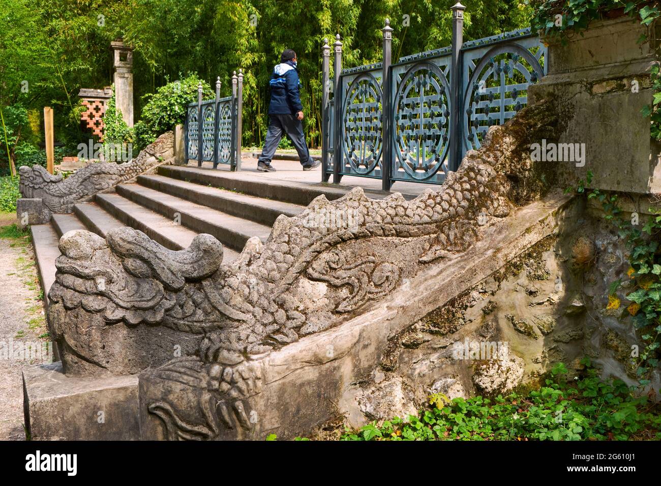 France, Paris, Garden of Tropical Agronomy in the Bois de Vincennes is ...