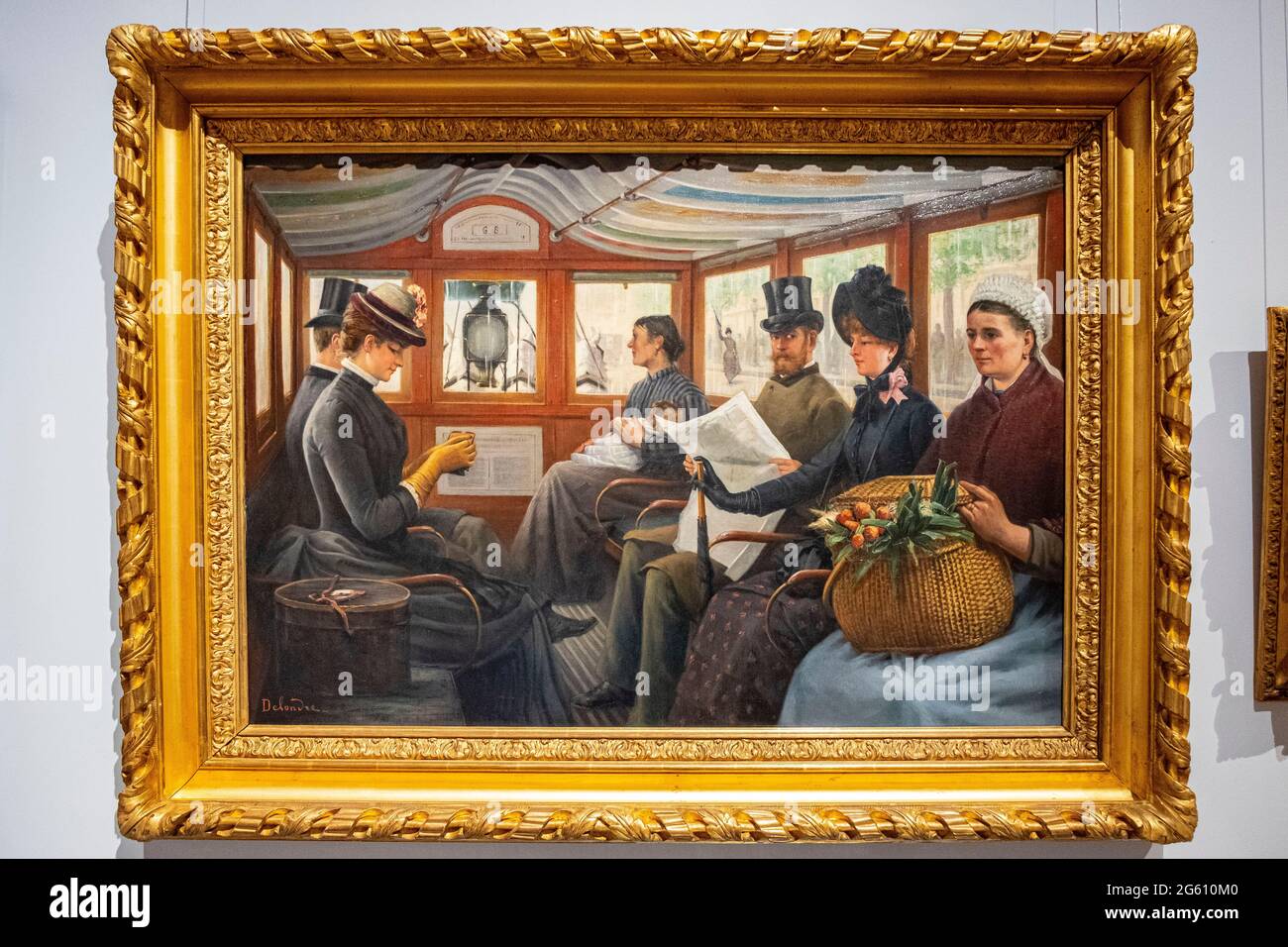 France, Paris, the Carnavalet museum, Paris Belle Epoque, 19th century ...