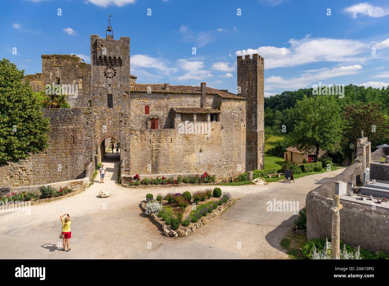 France, Gers, Larressingle, labeled Les Plus Beaux Villages de France ...