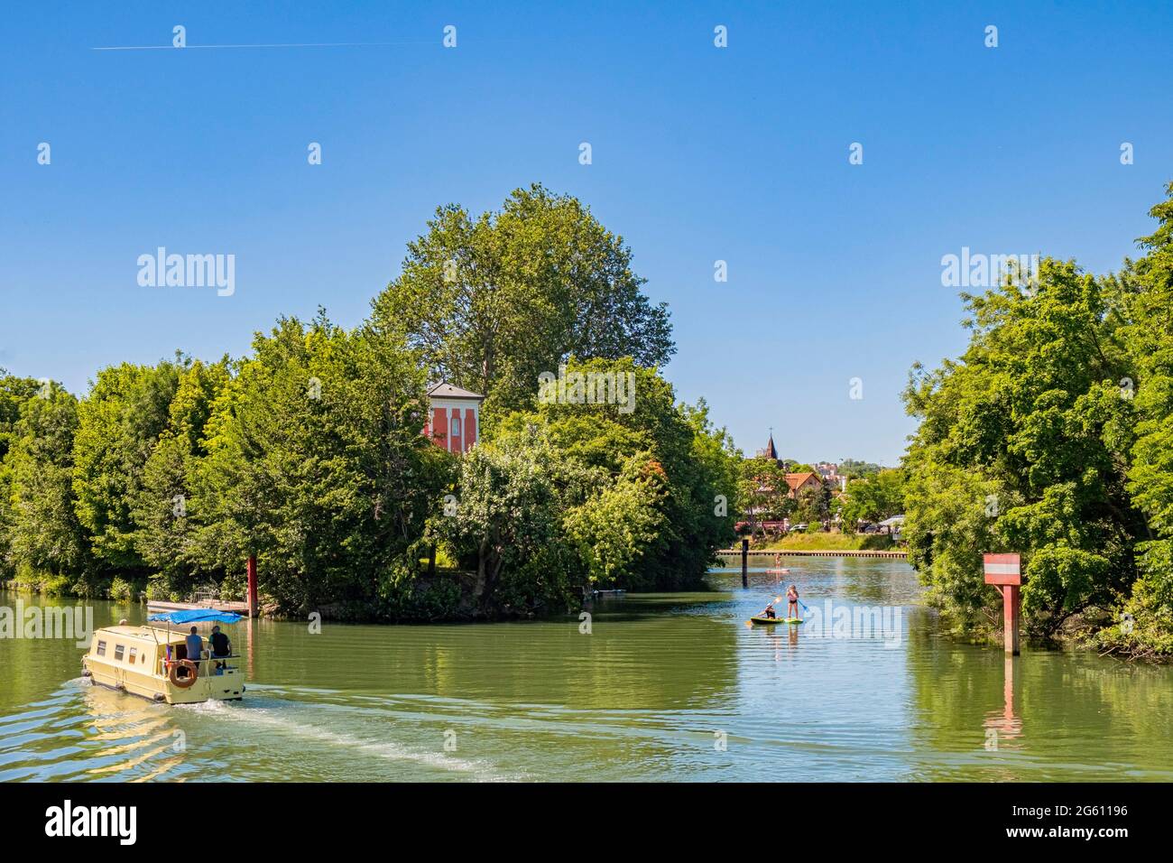 France, Val de Marne, Le Perreux sur Marne, the edges of the Marne, the ...