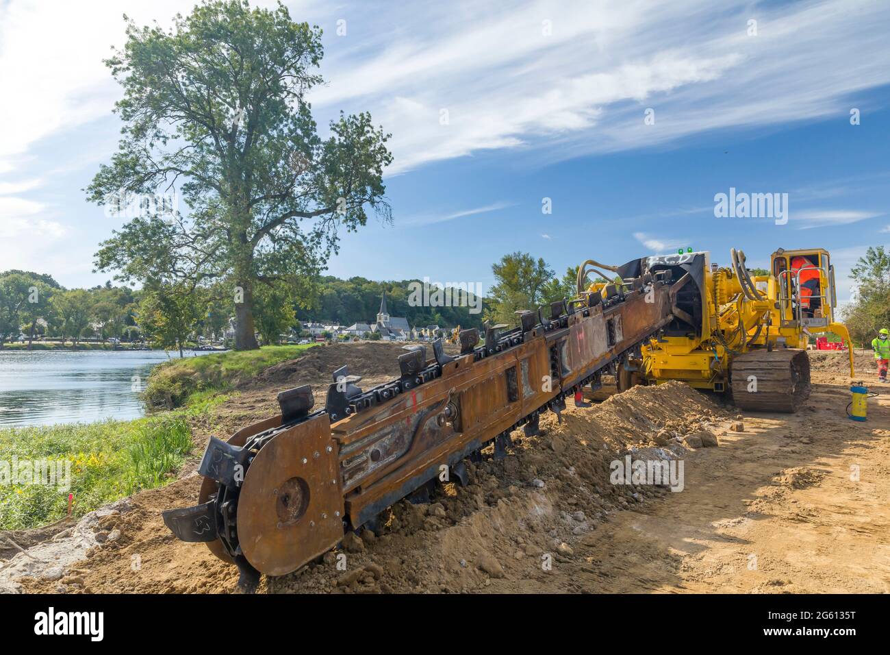 Construction dike reinforcement hi-res stock photography and images - Alamy