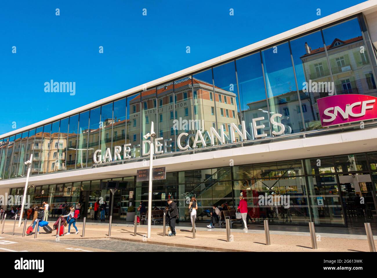France, Alpes Maritimes, Cannes, the SNCF station Stock Photo - Alamy